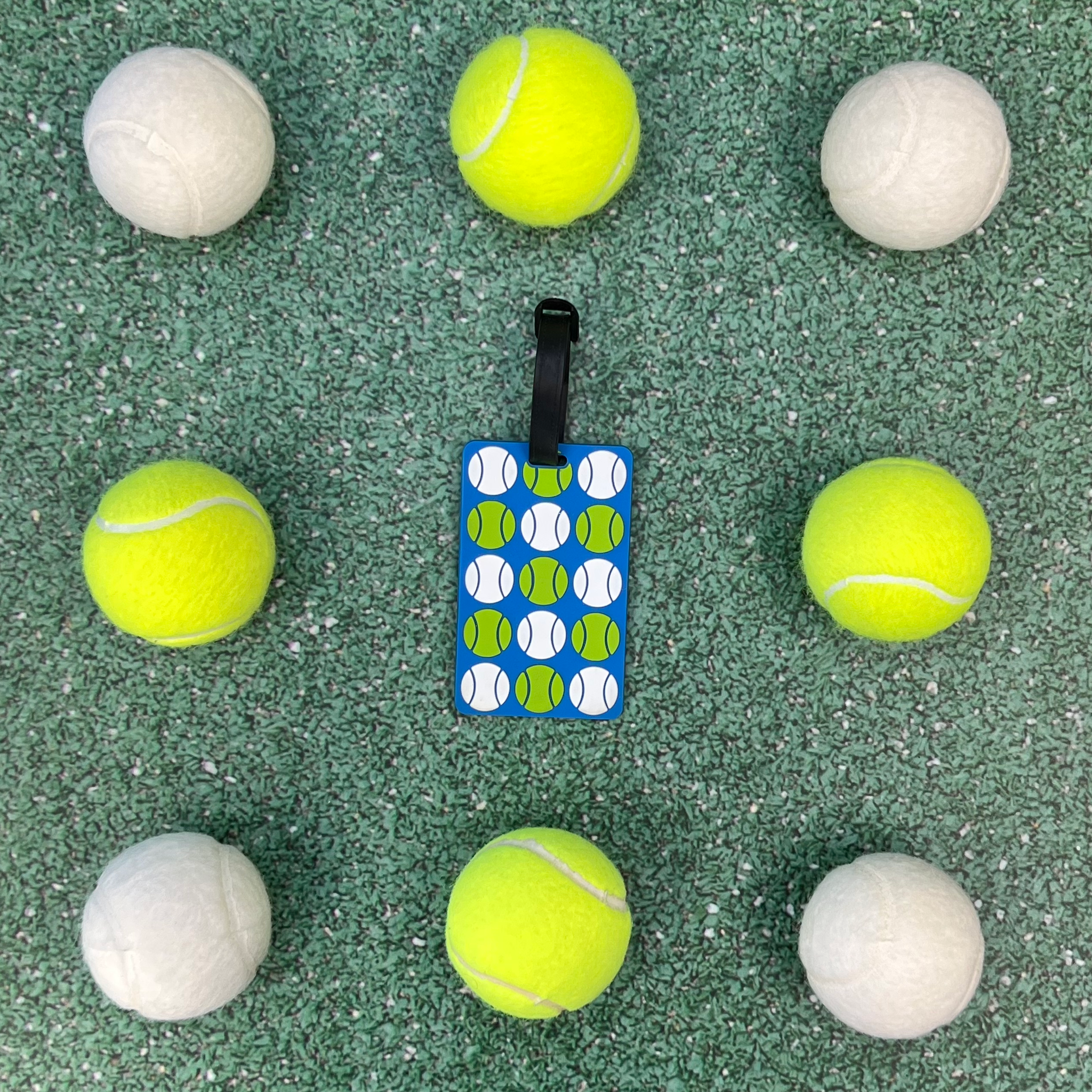 Tennis Balls Tennis Bag Tag | Racquet Inc