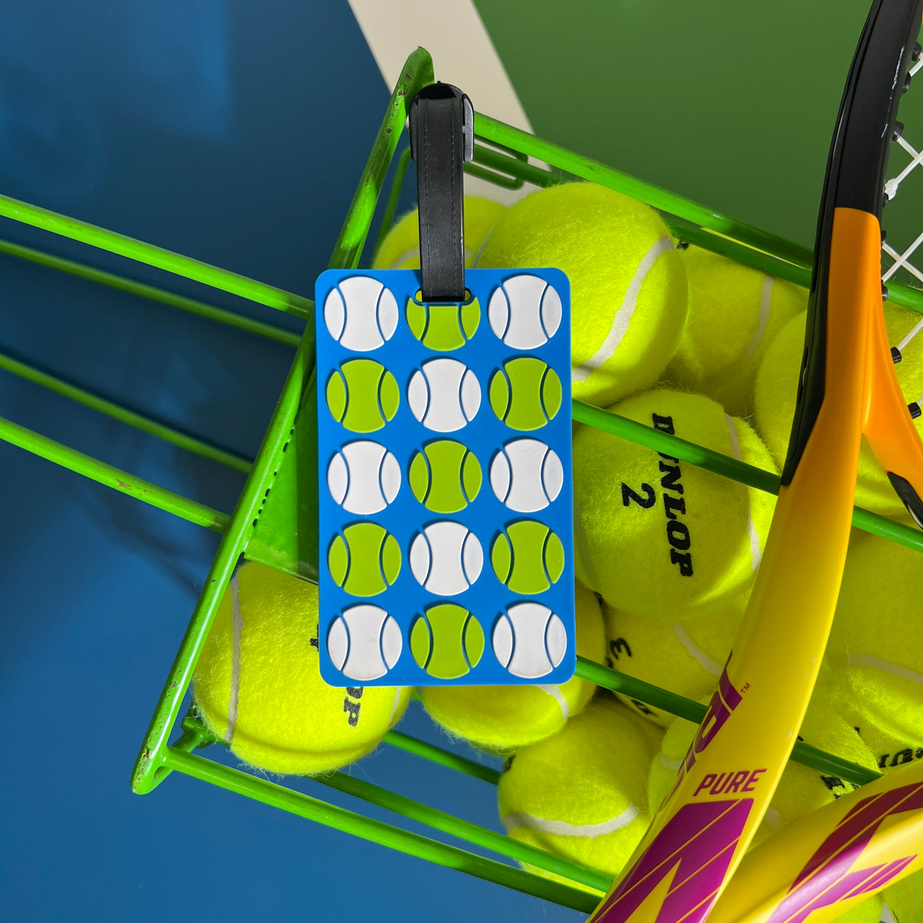 Tennis Balls Tennis Bag Tag | Racquet Inc