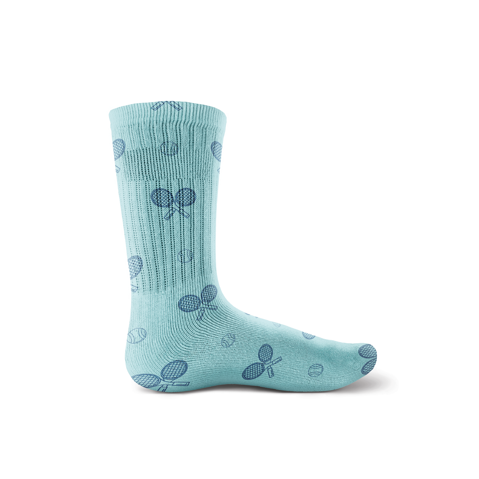 Men's Tennis Dress Socks - Clear Skies Blue – Racquet Inc