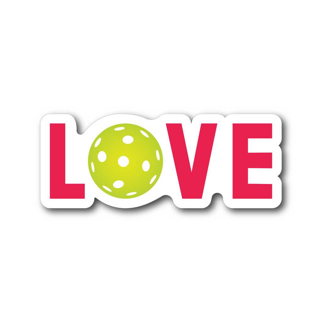 Pickleball Love Magnet - Pink – Racquet Inc Pickleball Love Magnet ...