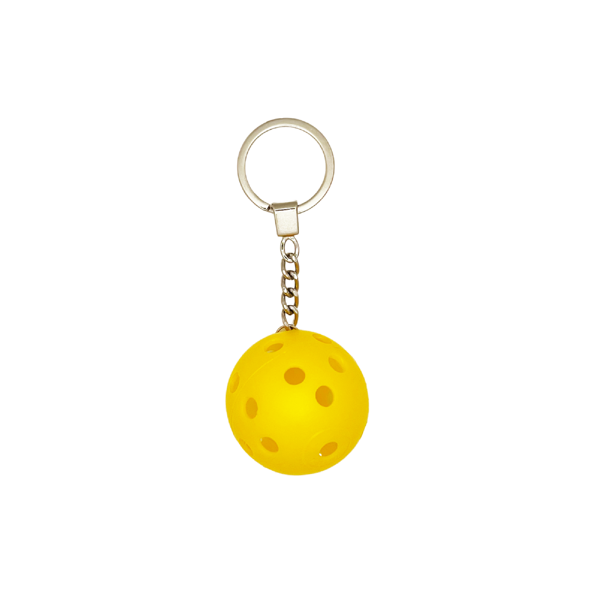3D Pickleball Keychain - Yellow – Racquet Inc