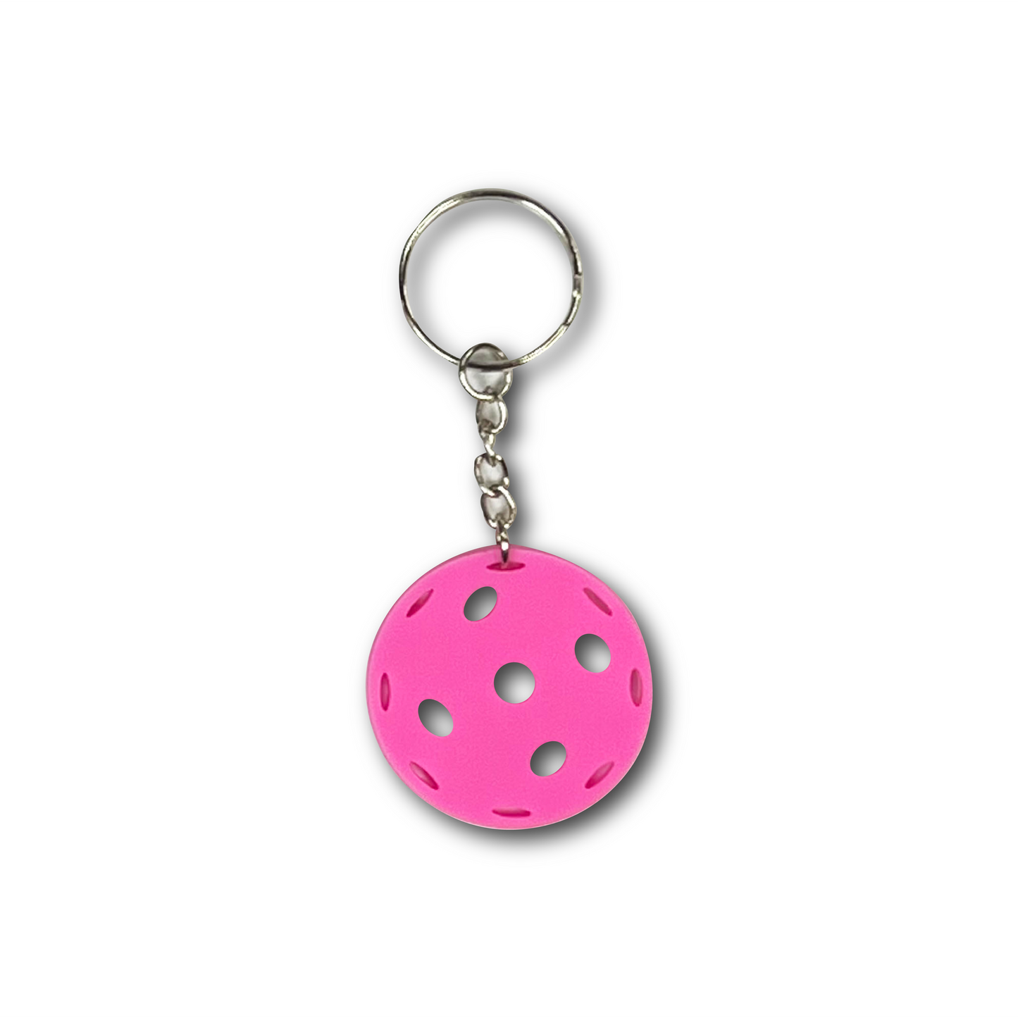 Pickleball Keychain - Pink – Racquet Inc